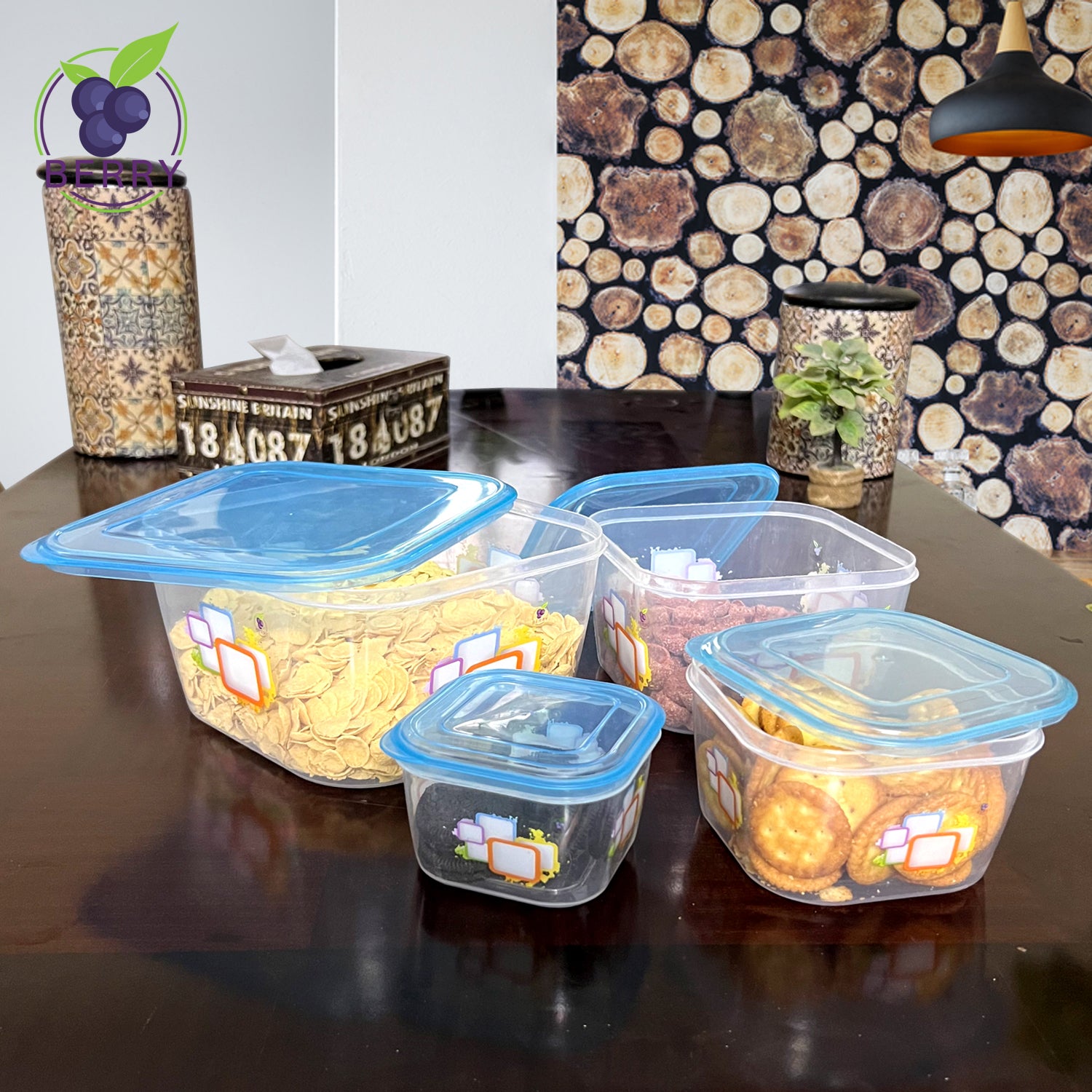 Smart Food Box-Square-3in1 Set